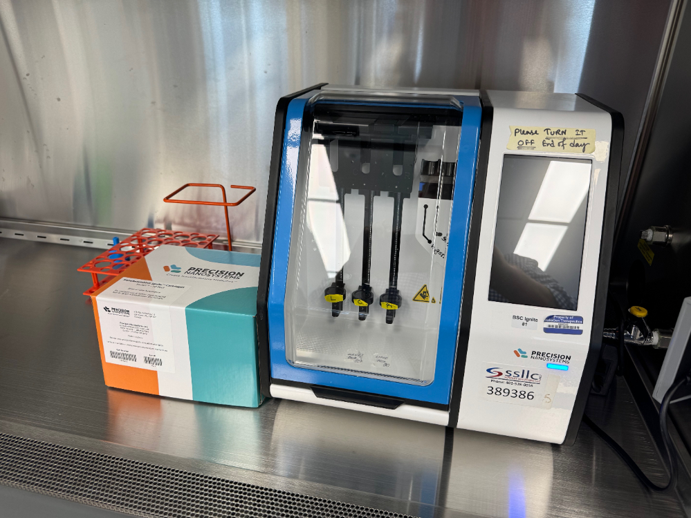 Precision Nanosystems Nanoassemblr Ignite Nanoparticle Synthesis System